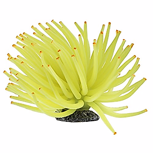 GloFish Anenome Ornaments, Fish Tank Decorations, Aquarium Decorations, Creates a Glowing Effect