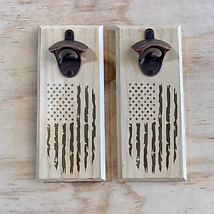 Pkqon Large American Flag Stencil Star Stencils for Painting 50 Stars Military Template for Flag Patriotic Wood Burning Stencils for Spray Painting on Shirt Project Crafts Wooden (Flag Two)