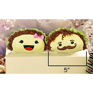 Personalized Taco Couple Set - Taco Bar Decoration - Fiesta Mexican Party Wedding Rehearsal Decoration Supplies Centerpiece