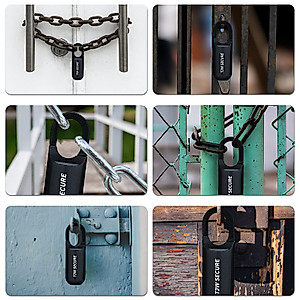 Fingerprint Padlock, Mini Black Padlock Fingerprint Lock, Long Standby Time USB Charge Keyless Padlock for Gym School Locker, House Door, Travel Luggage, Backpack