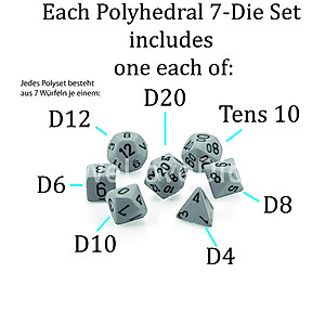 Chessex Speckled® Polyhedral Golden Recon™ 7-Die Set