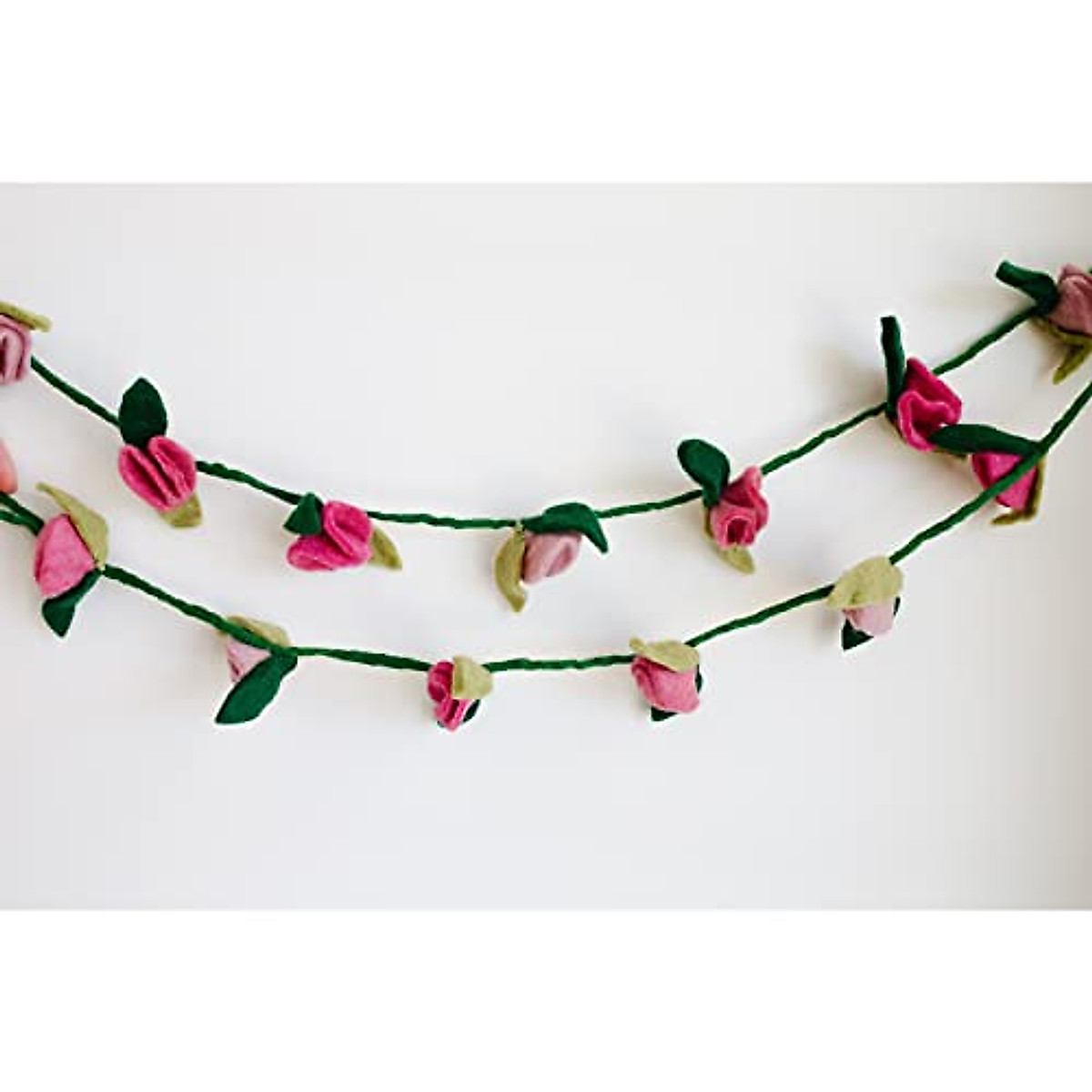 Giftsland Felt Banner Garland Spring Easter Decorations (Tulips)