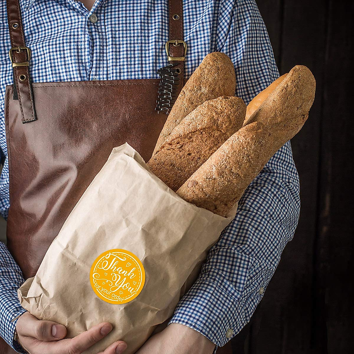 500PCS Thank You for Your Order Stickers Labels for Handmade Shopping Small Shop Business Stickers 2 Inch 7 Designs