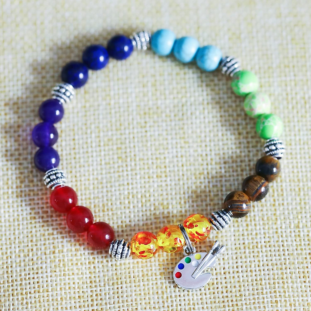 VALAFO Artist Bracelet Gifts for Women a Painter Artistic Bracelets Painters Palette Jewelry Art Artist Bracelet