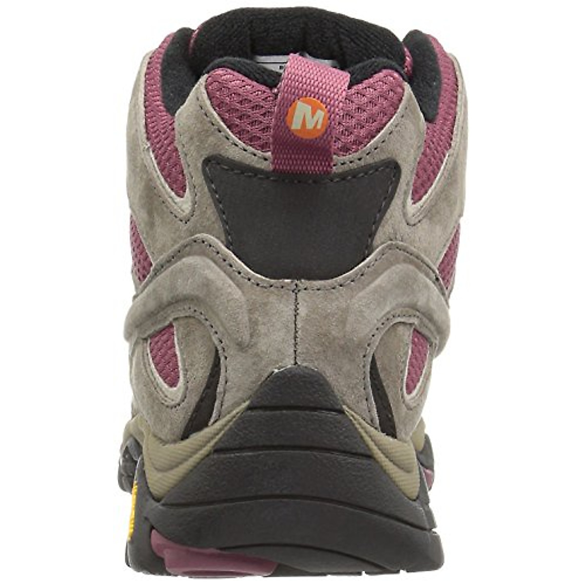 Merrell Women's Moab 2 Mid Waterproof Hiking Boot, Boulder/Blush, 10 M US