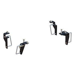 CURT 16430 5th Wheel Installation Brackets, Select Ram 2500, 3500, Liquid BONDERITE Coating