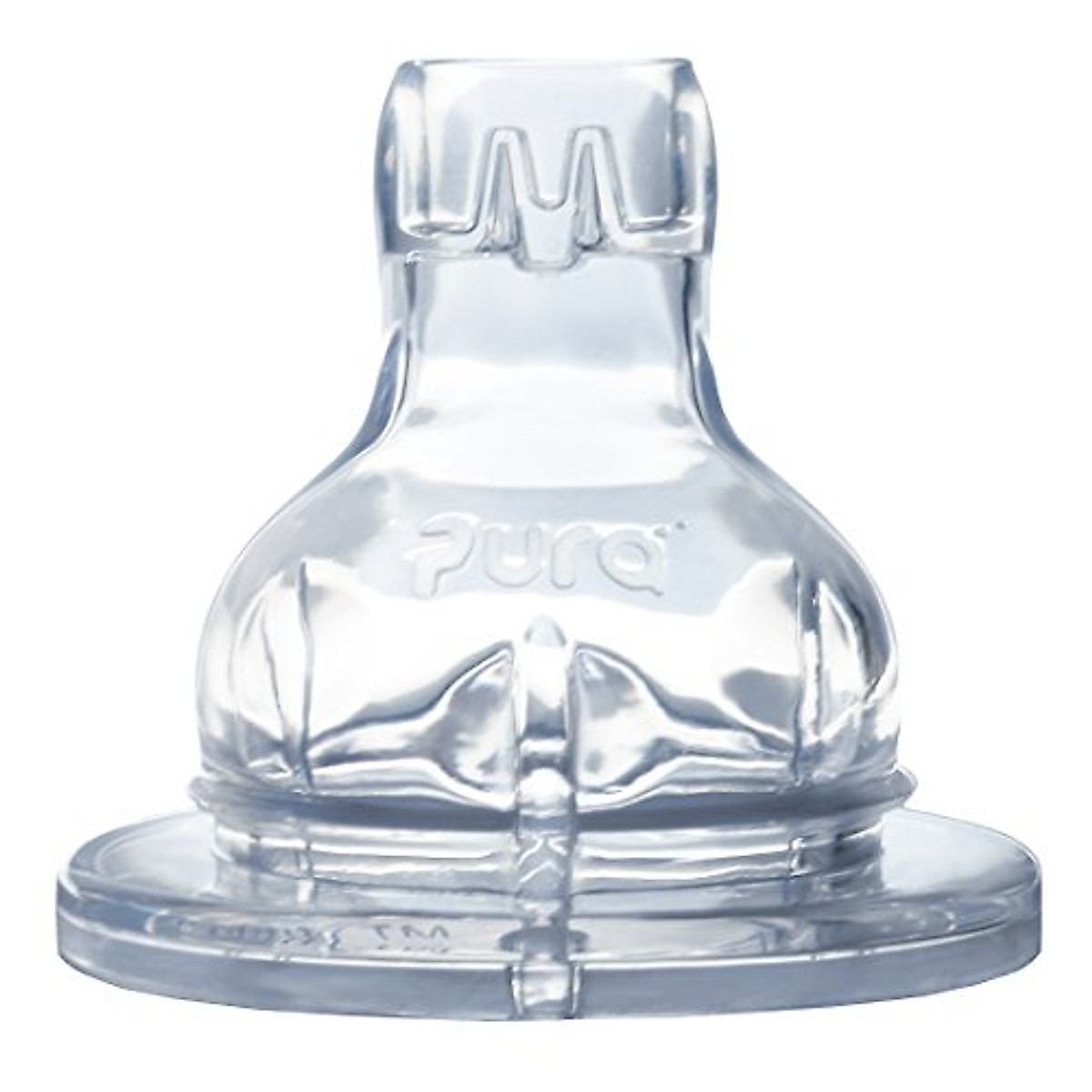 Pura Kiki XL Sipper Spouts with Silicone Sip Spouts, 6 Months+, Tinted Blue, 2-Counts