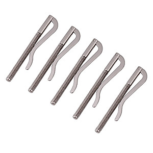 Wallet Spring Clip Insert Bar Replacement 5pcs Non Deformation Money Spring Clip Tool for Bifold Leather Wallet Purse Credit Card Holder