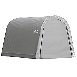 Shed-in-a-Box 10 x 10 x 8 ft Replacement Cover Kit Round 7 oz. Gray
