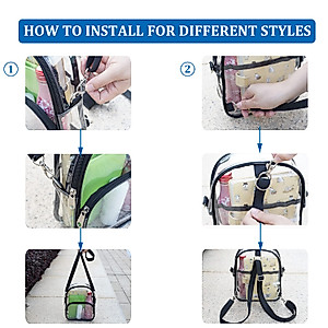 COVAX Clear Mini Backpack, Stadium Approved Clear Crossbody Shoulder Bag, Fashion Women Transparent Backpack for Work, Security Travel, Concert & Sport Event