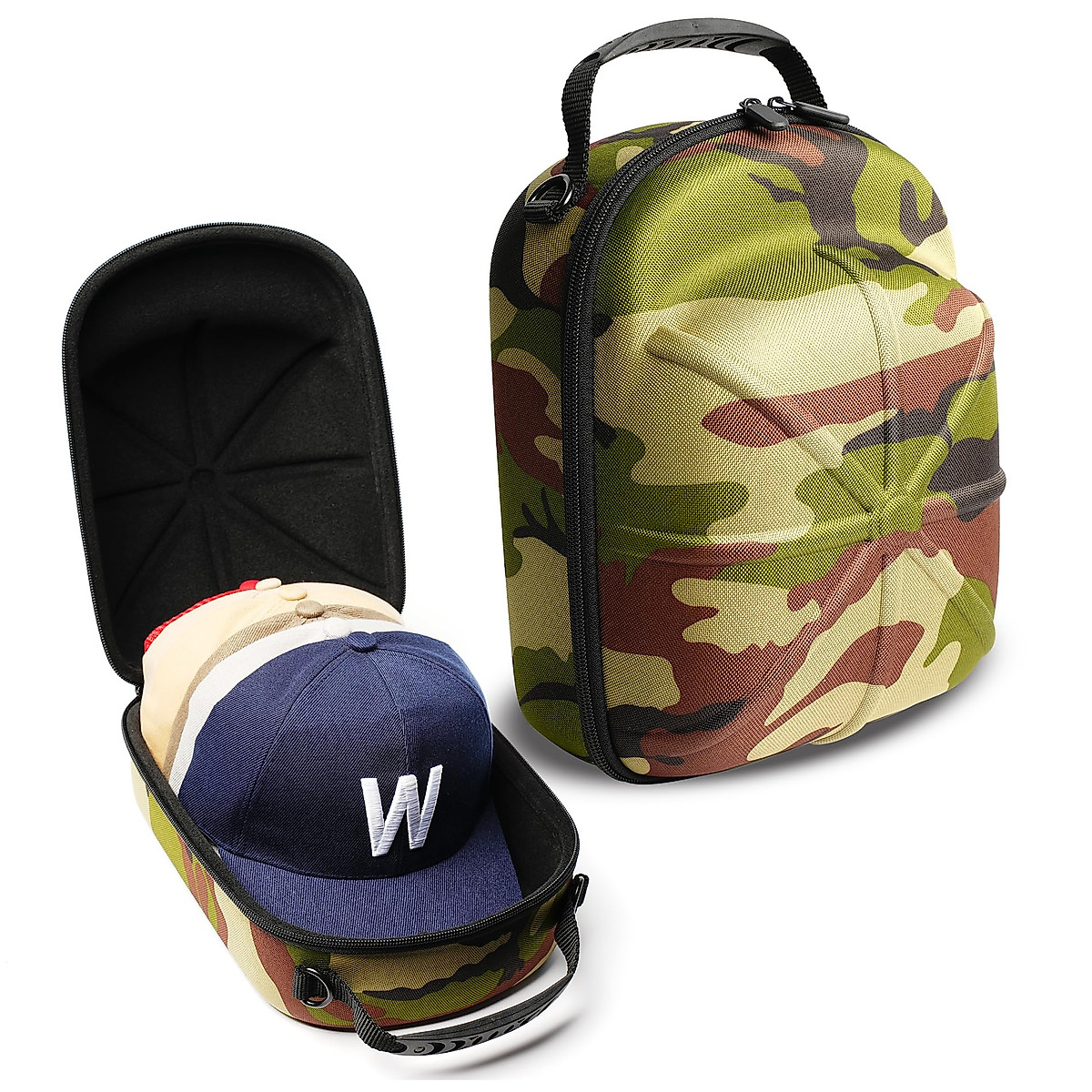RIGICASE Hard Hat travel case, cap carrier, baseball cap travel case, hat holder Porta Gorras Para Hombre, Hat carrier organizer caps protector