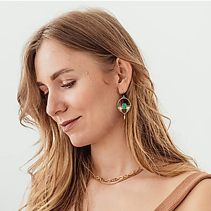 JA.S.JR Vintage Boho Earrings Gold Drop Dangle Earrings for Women