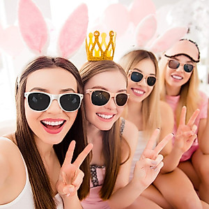 NewShun Bachelorette Party Sunglasses 10 PCS for Bridal Shower & Weddings Favors (Pink)