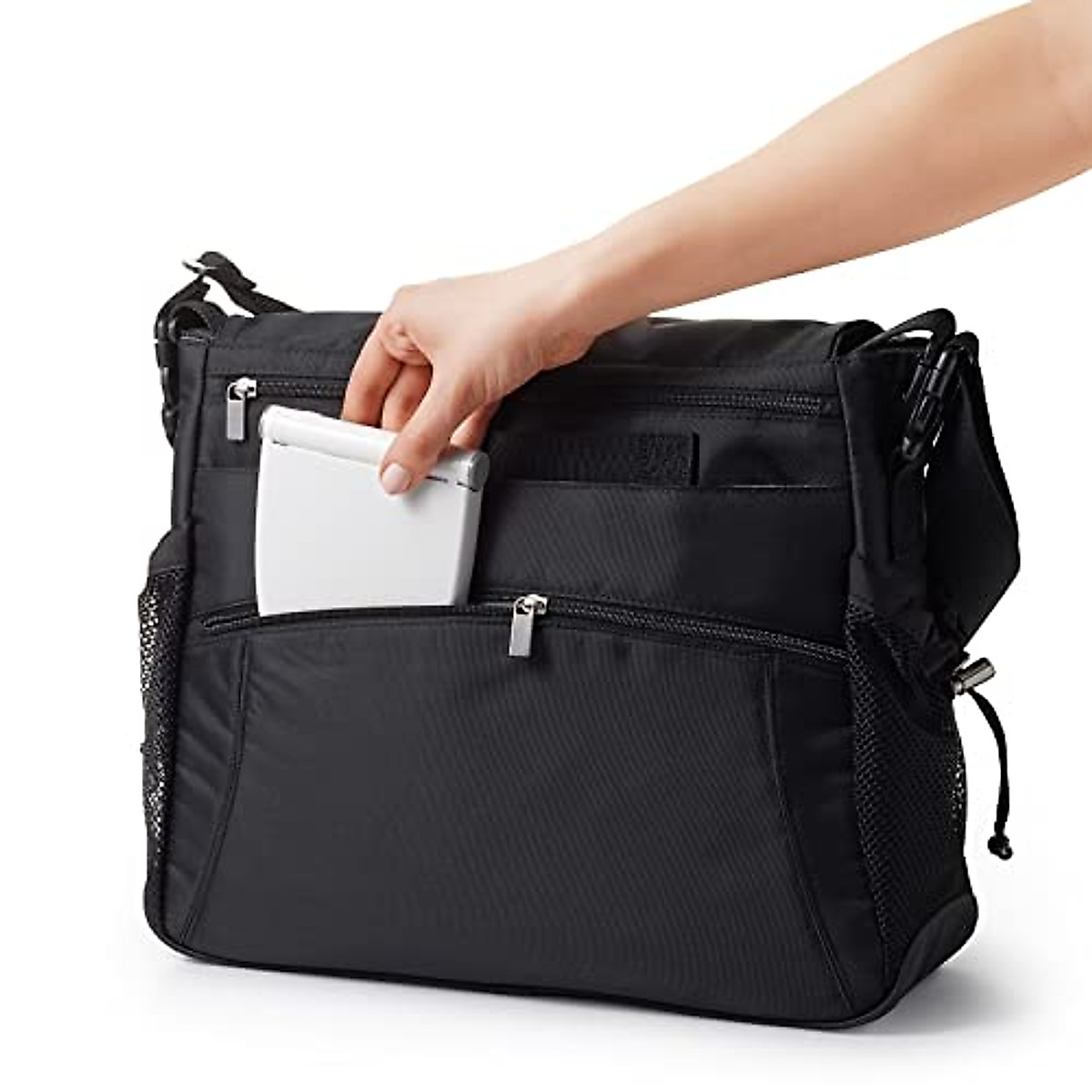 OXO Tot Breast Pump Parts Compact Drying Rack with Detail Brushes, Gray, 2 Piece Set