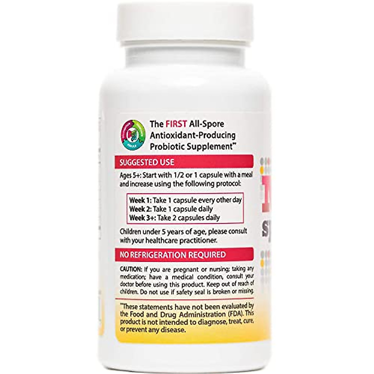 ONFIPOK MI-CR0BI0ME-Labs Spore-Based Probiotics - Daily Probiotic Supplement for Men & Women - 5 Bacillus Strains for Immune & Gut Health - Vegan-Friendly(60 Capsules)
