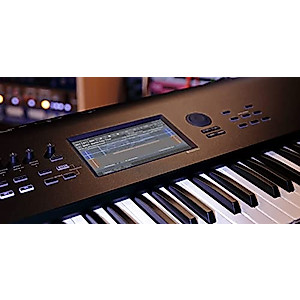 Korg Nautilus 61-Key Performance Synth Workstation Bundle with Sustain Pedal, MIDI Cables, and Austin Bazaar Polishing Cloth