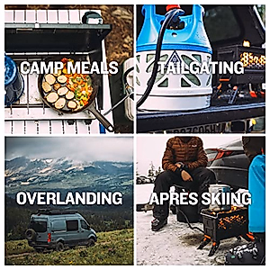 Ignik Gas Growler X-Comp Lightweight 11-Pound Composite Propane Tank with Carry Case and Adapter Hose