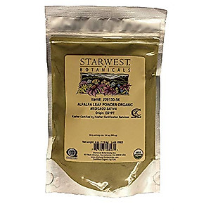 Alfalfa Leaf Powder Organic - 4 Oz,(Starwest Botanicals)