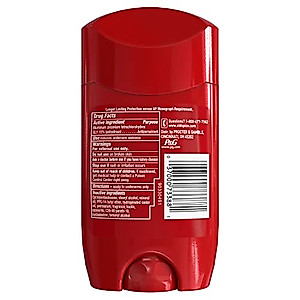 Old Spice Antiperspirant Deodorant for Men Captain Scent Red Collection 2.6 Ounce (Pack of 12)