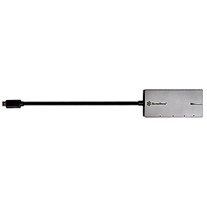 Silverstone SST-EP09C USB 3.1 Type-C Compatible, USB Hub, Charcoal Gray