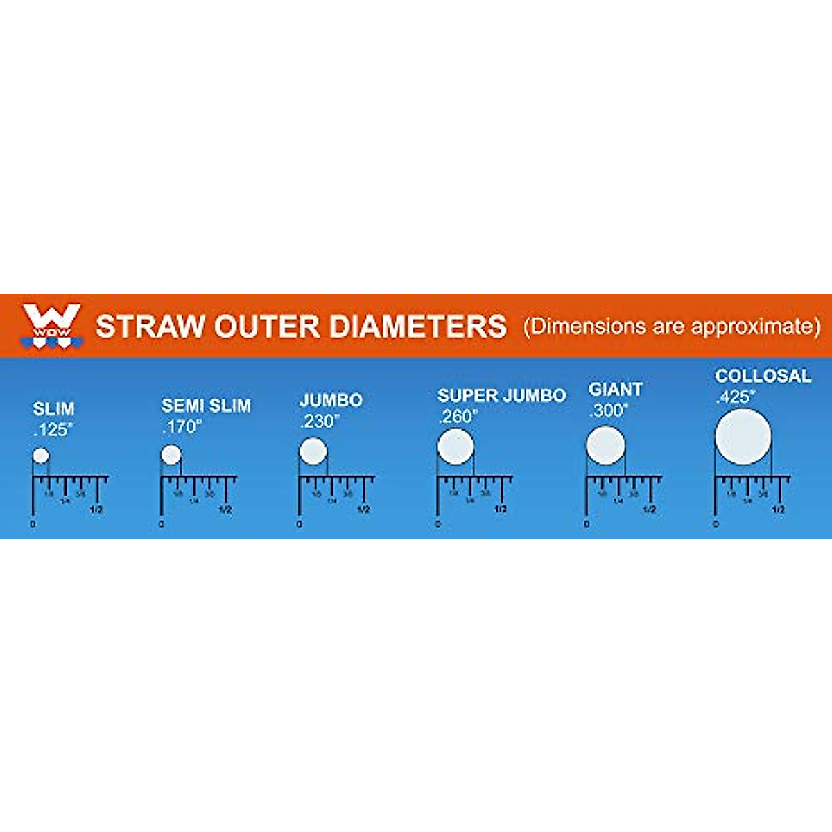 Wow Plastic Disposable Plastic Drinking Straws - 250 count (neon) (Neon).