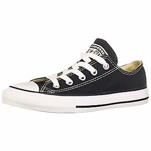 Converse Chuck Taylor All Star Lo Canvas Sneaker,Black,size Youth US 2