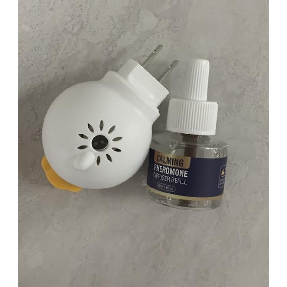 TTLXRL Dog Pheromones Calming Diffuser 3 in 1 Pheromone Appeasing Diffuser to Calm Kit (Plug in+ 2 Pack 48ml Refill) for Pet Anxiety Relief Reduce Aggression Barking Fighting Stress 60 Day Supply