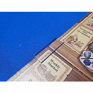 Board Game Clips, Crystal Clear 2mm Straight (8 Pack), Keep Your Boards Together!