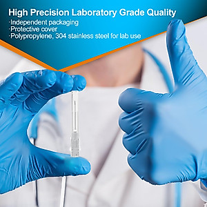 Alimoden 100 Pack 16Ga 1.5 Inch Needle 38mm with Cap for Lab and Industrial AccessoriesIndividually Packed