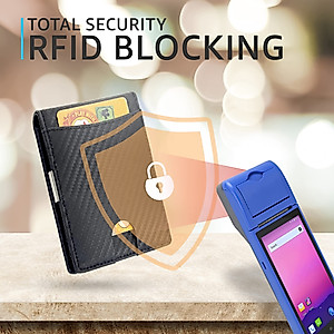 Macorner Wallet Christmas Gifts for Husband From Wife - Set Engraved Insert Card & Slim Wallet Gift Box for Men, Fiancé & Fathers Day, Valentines Day Gift for Him - Gift For Boyfriend For Anniversary