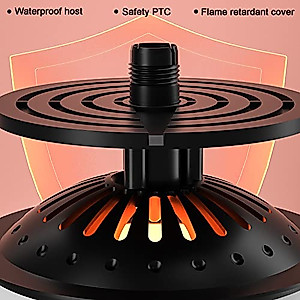 EUPXRHY 900W Heated Clothes Airer with Waterproof Cover, Quick Drying Electric Heated Clothes Dryer with 240 Minute Timer, Power Saving Heated Drying Rack 15kg with 65℃ Constant Temperature,Blue