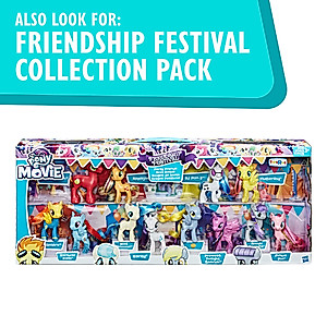 My Little Pony Princess Celestia, Luna, and Cadance 3 Pack - 3" Glitter Unicorn Toys with Wings from The Movie