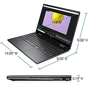 2020 HP Envy X360 2-in-1 15.6 Inch Touchscreen Laptop (AMD Quad-Core Ryzen 7, AMD Radeon RX Vega 10, 32GB RAM, 1TB SSD, Backlit Keyboard, WiFi, Bluetooth, HDMI, Windows 10 Home) (Black)