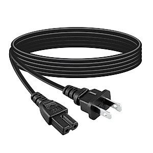 Dysead 6ft AC Power Cord Cable Lead Compatible with Sony ZS-RS60BT CD Boombox