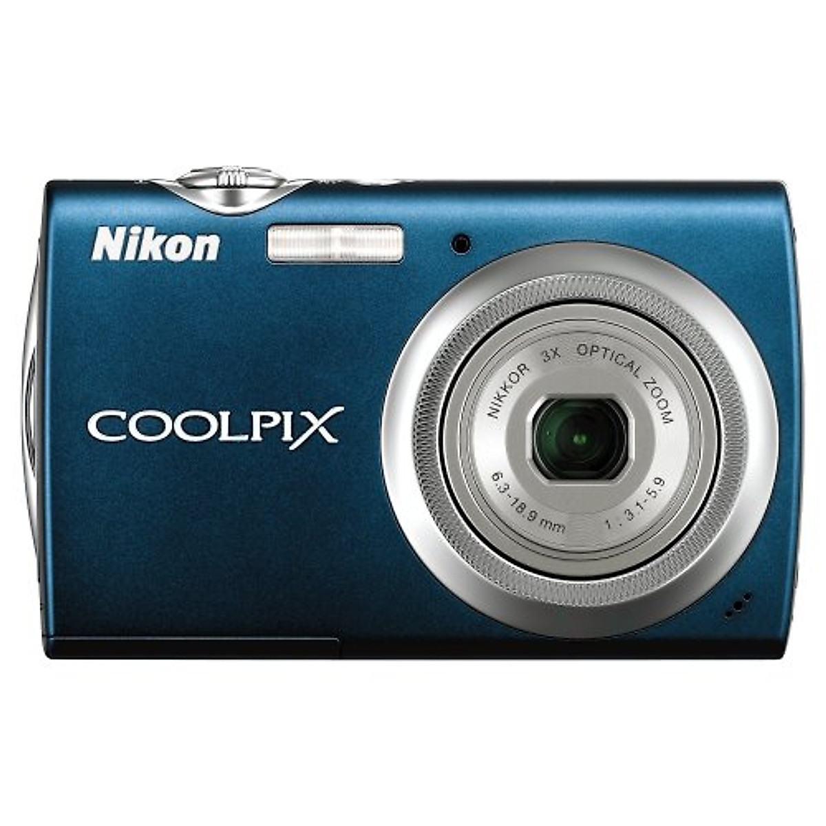 Nikon Coolpix S230 10MP Digital Camera with 3x Optical Zoom and 3 inch Touch Panel LCD (Night Blue)