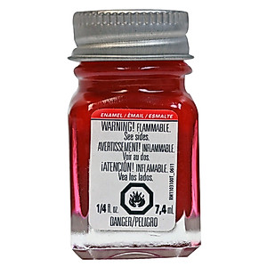 Testor's 1152TT 1/4 Oz Red Metallic Enamel Hobby Paint