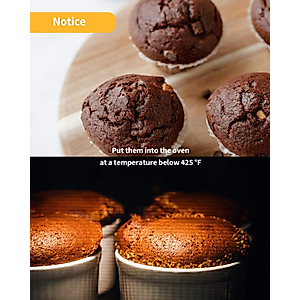 Cupcake Liners, 700 Pcs Muffin Liners, Standard Size Cupcake Wrappers of 2 Colors for Wedding and Birthday by DualFerv