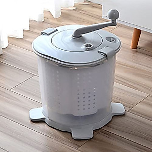 Serlium Portable Washing Machine, Ozone Sterilization Mini Washer with Dehydration Basket Intelligent Underwear Washer Socks Baby Clothes Towels Delicate Items Quick Operation