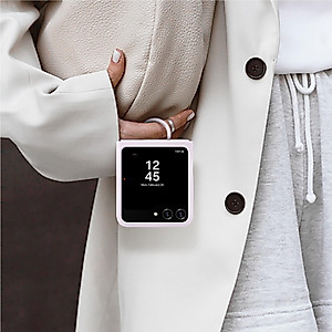 SAMSUNG Galaxy Z Flip5 AI Phone, 256GB Unlocked Android Smartphone, Compact, Foldable Design, One-Hand Control, Best Selfies, Full Cover Screen, Hands-Free Use, US Version, 2023, Cream