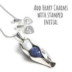 Coral Anniversary | 35th Wedding Anniversary Gift | Two Peas In A Pod Necklace | Coral Stones | Wife Anniversary Gift