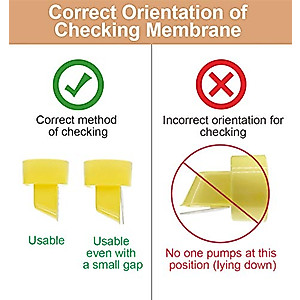 Maymom Replacement Valve and Membrane Compatible with Medela Breastpumps (Swing, Lactina, Pump in Style) Part #87089; Replaces Medela Valve and Medela Membrane;