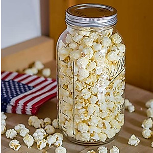 Ball Wide Mouth Half Gallon 64 Oz Jars with Lids and Bands, Set of 6 (2 Pack), WM), Clear