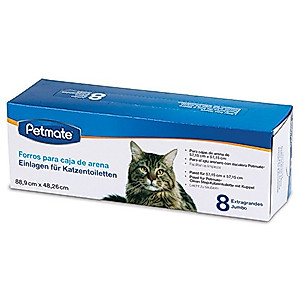 Petmate Booda Clean Step Cat Litter Box Dome Replacement Litter Box Liners- Jumbo