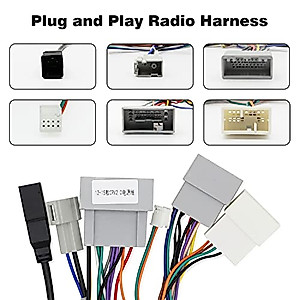 Car Radio Wiring Harness Kit Replacement for Honda Civic CRV 2012-2015 Stereo Power Adapter with CANBus Connector