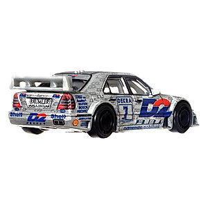 Hot Wheels Car Culture Circuit Legend, Premium 1:64 Scale Die-Cast 1994 AMG Mercedes C-Class DTM Touring Car, Collectable Vehicle