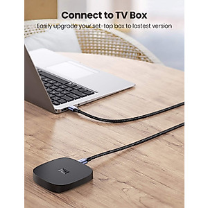 UGREEN USB 3.0 A to A Cable 3FT USB to USB Male to Male Nylon Braided Type A to Type A Cable Compatible with Hard Drive Enclosures DVD Player Laptop Cooler