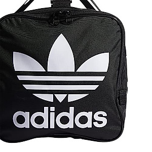 adidas Originals Santiago Duffel Bag, Black/White, One Size