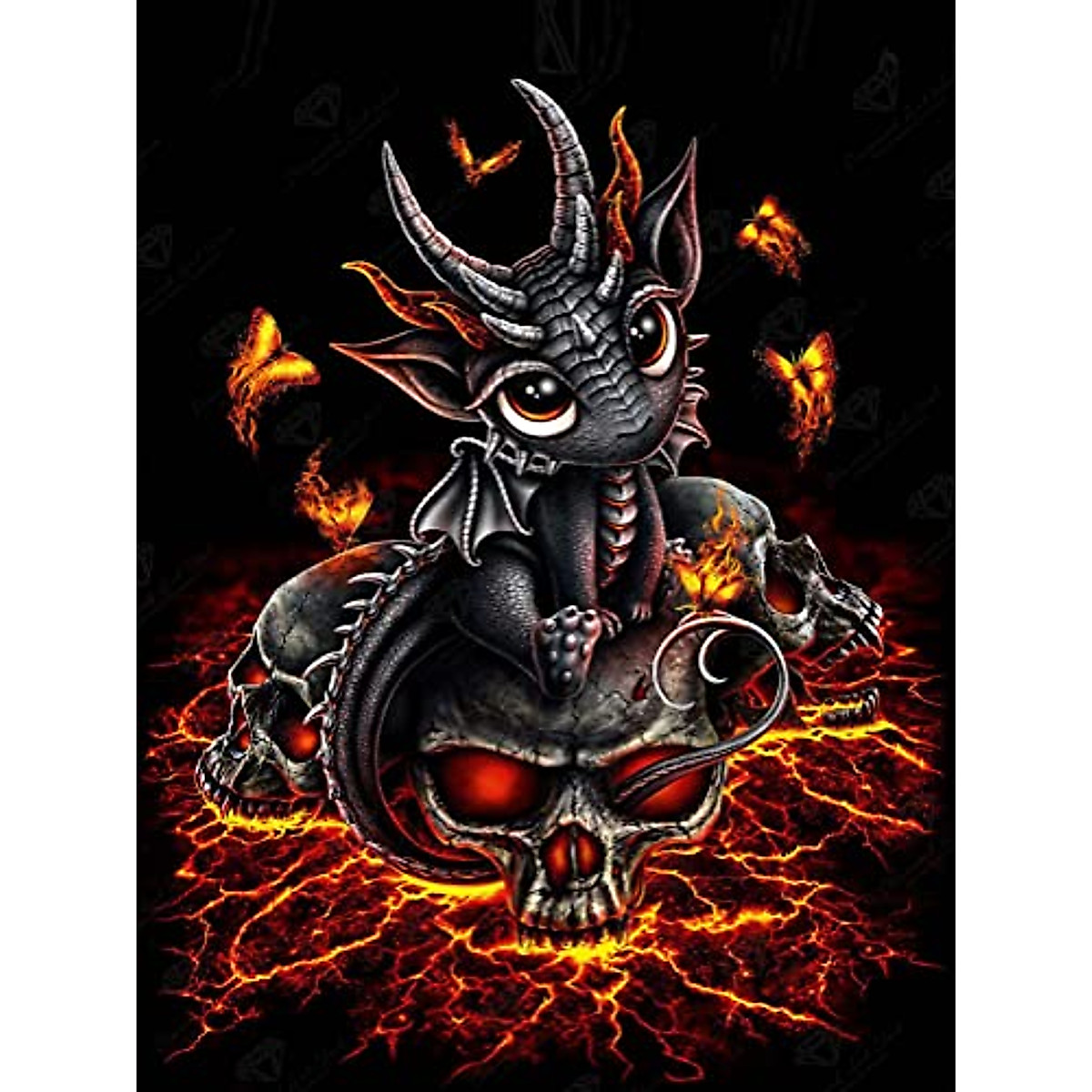 Diamond Painting Kits,Diamond Art Kit for Adults,5D Round Diamond Painting Kit Full Drill for Gift,Wall Décor