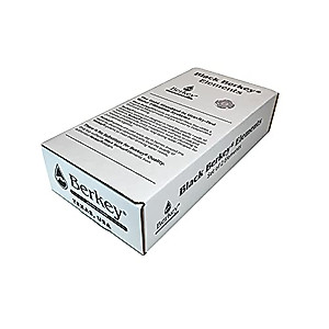 Berkey Authentic Black Berkey Elements BB9-2 Filters for Berkey Water Systems (Set of 4 Black Berkey Elements)