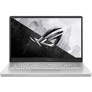 ASUS ROG Zephyrus Gaming Laptop 2023 Newest, 14" FHD 144Hz Display, AMD Ryzen 7 5800HS, NVIDIA GeForce RTX 3060 Graphics, 16GB RAM, 512GB SSD, Wifi6, Bluetooth, Windows 11 Home, Moonlight White